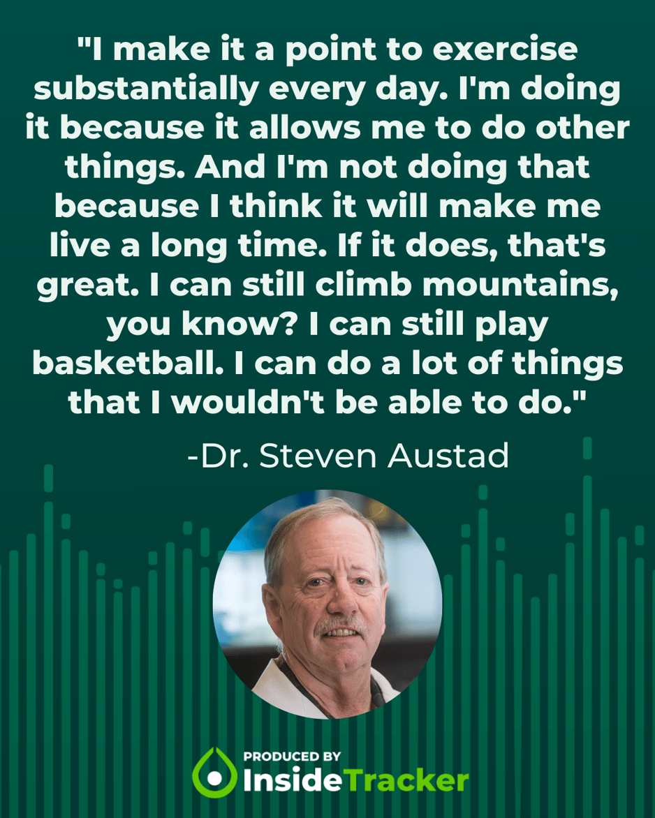 Dr. Steven Austad—A Unique Perspective to Aging Research
