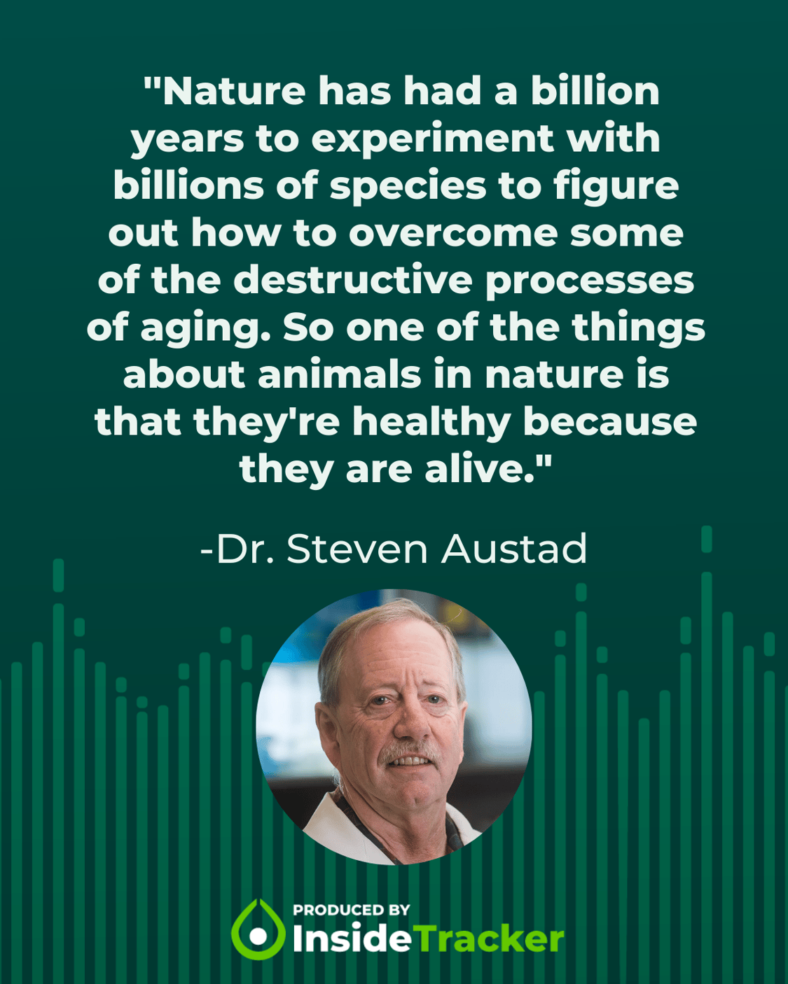 Dr. Steven Austad—A Unique Perspective to Aging Research
