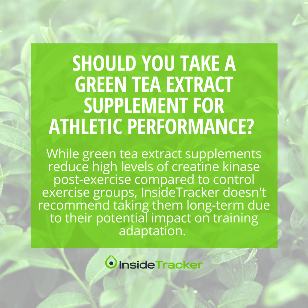 Are Green Tea Extract Supplements Beneficial for Athletic Performance?