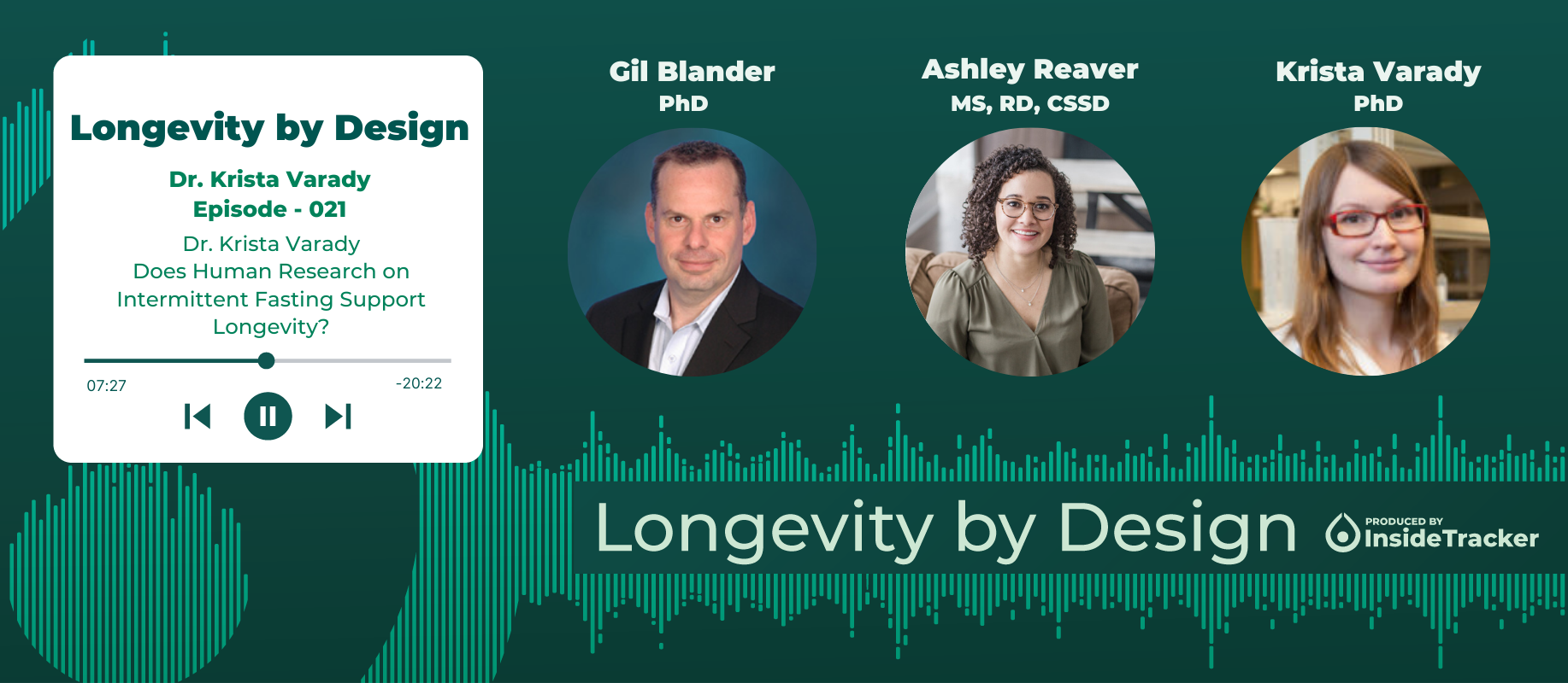 Longevity by Design: Dr. Krista Varady—Does Human Research on ...