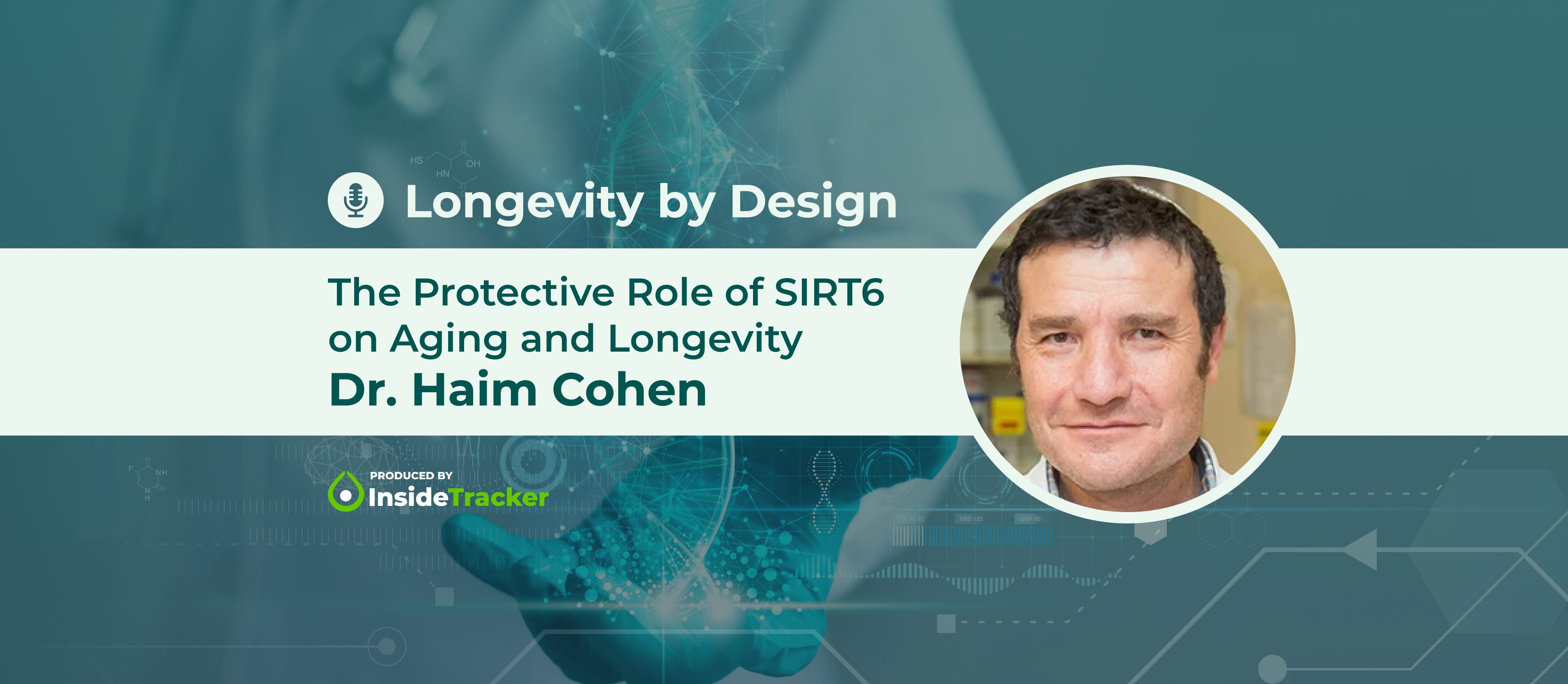 Dr. Haim Cohen—The Protective Role of SIRT6 on Aging and Longevity